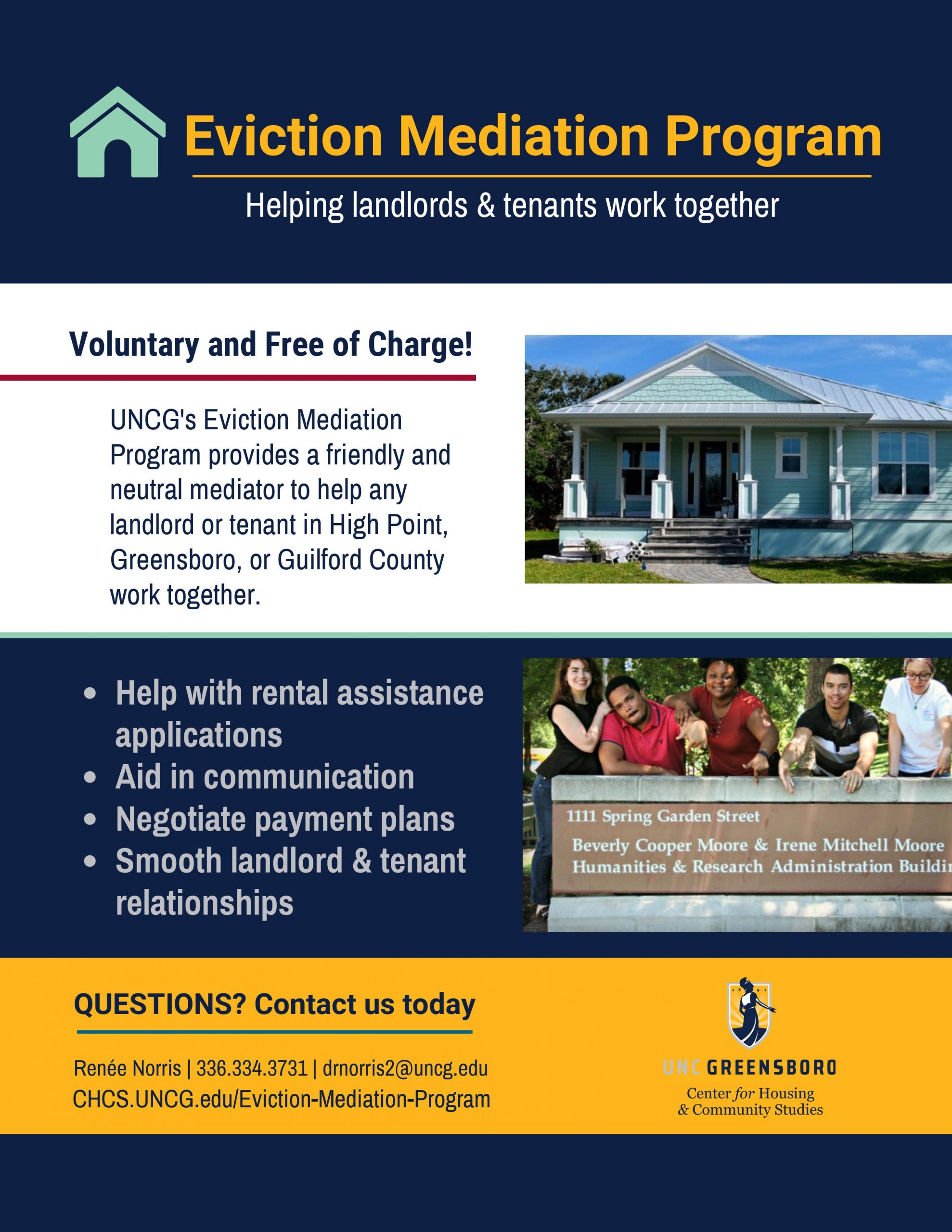 Eviction Mediation Program - Center for Housing and Community Studies